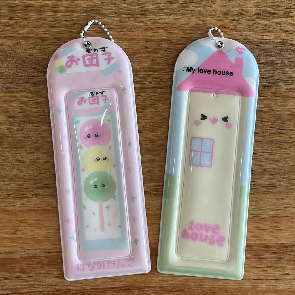 Original ins น่ารัก Little Dumpling House Life Four-Grid PVC ผู้ถือบัตร ...