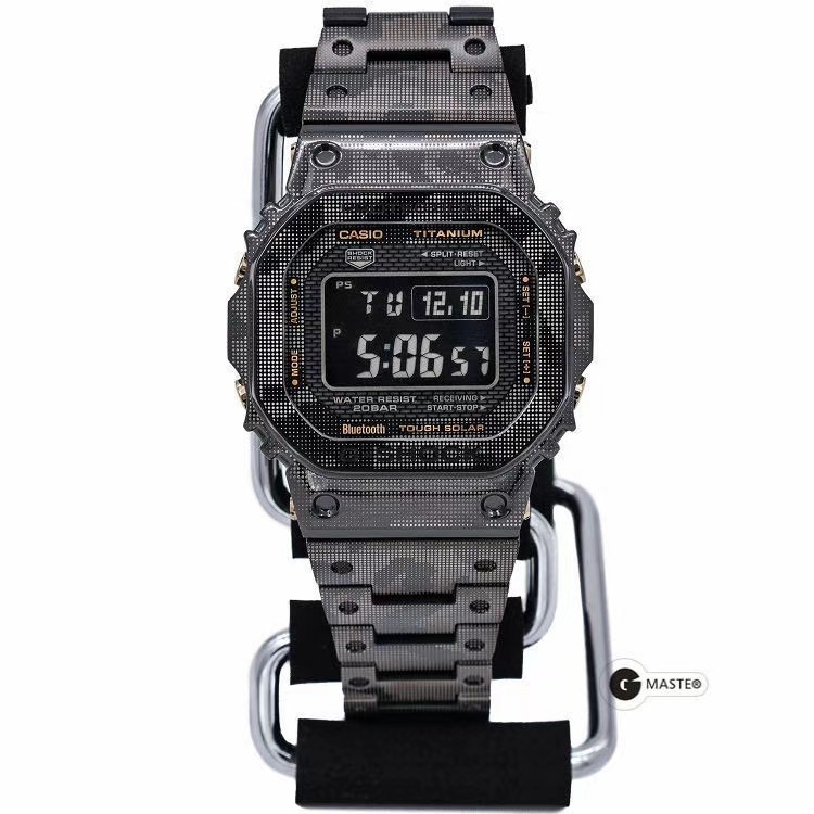 Casio Limited Edition G-SHOCK Camouflage Titanium Alloy Metal Square ...