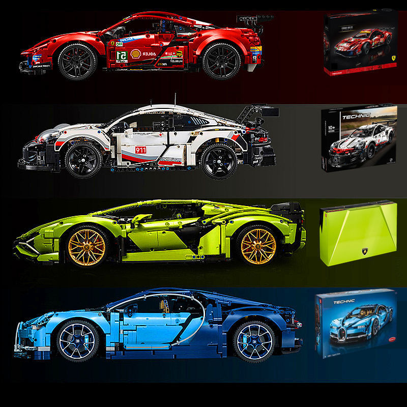 [Spot Building Blocks] เข้ากันได้กับ Lego Building Blocks Lamborghini ...
