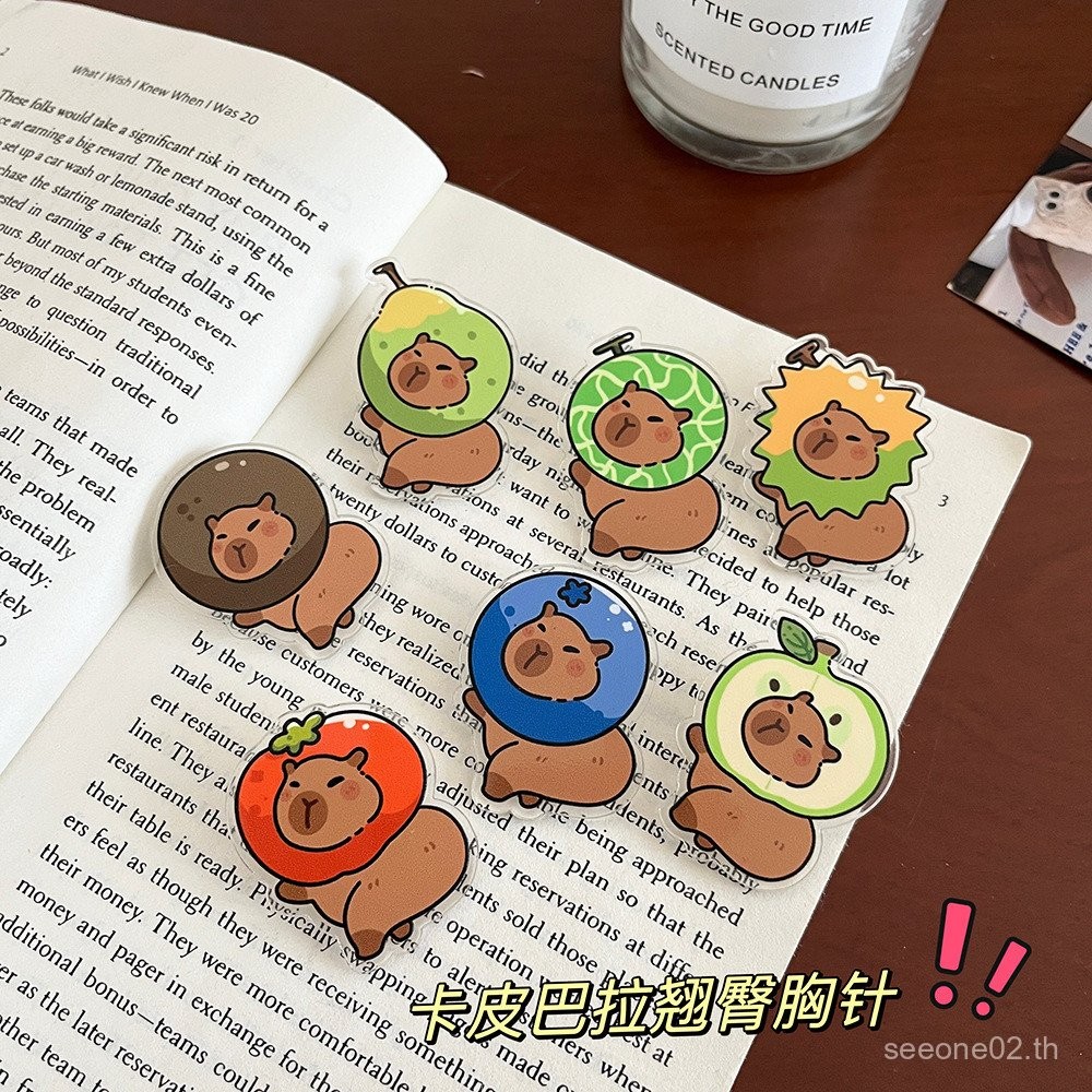 ลิขสิทธิ์เข็มกลัด Kapipala INS เข็มกลัดการ์ตูนน่ารักป้ายอะคริลิค2หยวน ...