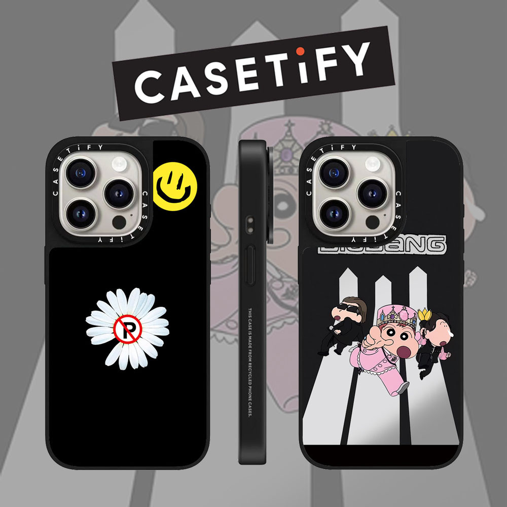 Casetifyy การ์ตูน GD Daisy หน้ายิ้มกระจกเคสโทรศัพท์สําหรับ iPhone 16 ...