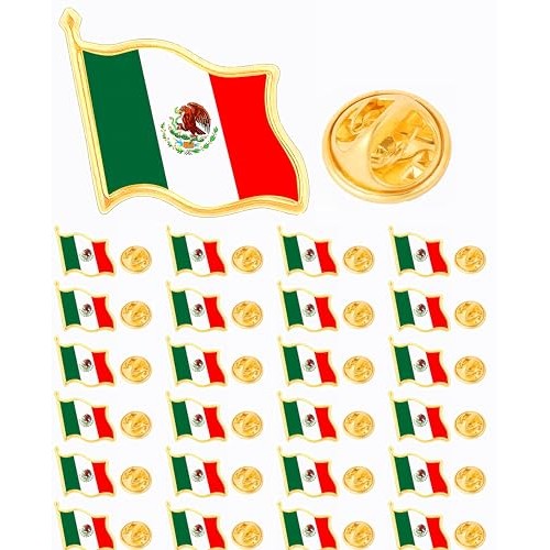 Mexico Flag lapel pins เม็กซิกัน pins สําหรับแจ็คเก็ตสูทเสื้อผ้ากระเป๋า ...