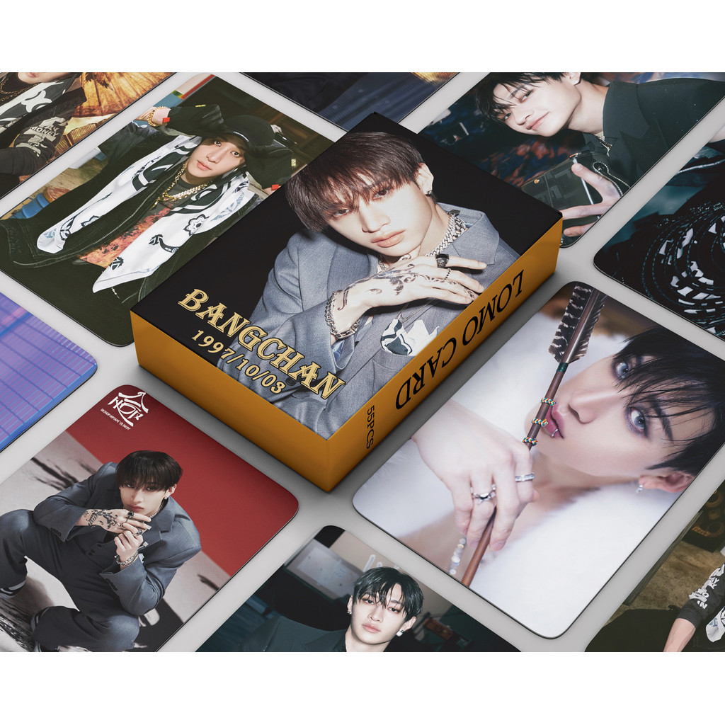 55 ชิ้น STRAY KIDS SKZ HOP การ์ด Lomo HIP TAPE comeback UNVEL TRACK ATE ...