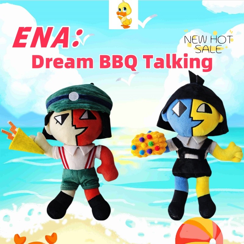พลัส ในสต็อก ENA: Dream BBQ Chapter 1 Plushie สนุกเกม Derived ENA Dream BBQ Talking Plush ของ ...