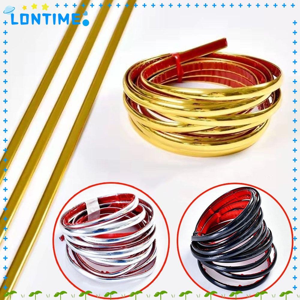 LONTIME Peel and Stick Trim Molding, PVC กันน้ําตกแต่ง Strip, Self ...