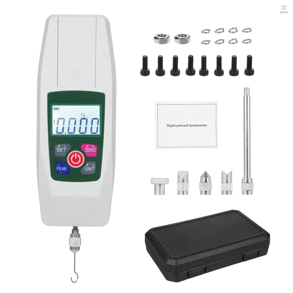 Digital Force Gauge 50N/5kg/11lb/180oz Push and Pull Tester Meter Mini ...