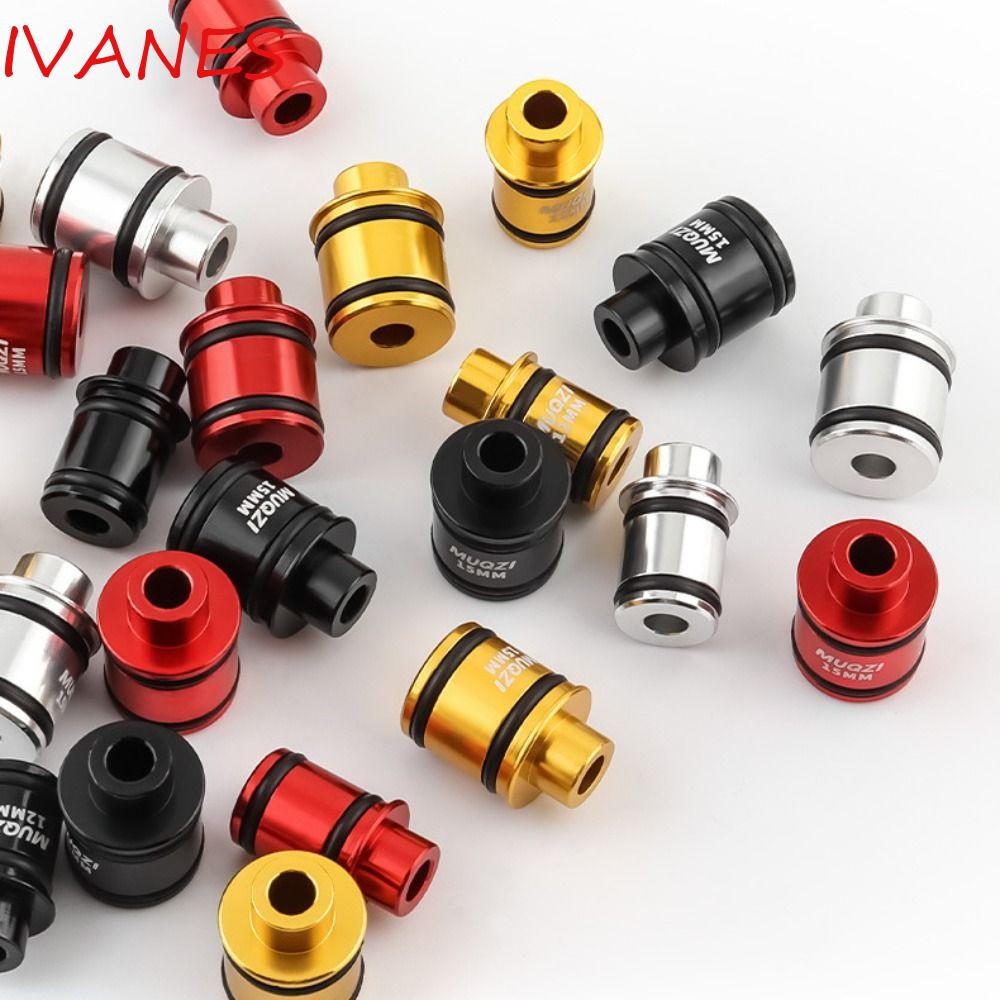 IVANES 2 ชิ้นจักรยาน Hub Thru เพลาอะแดปเตอร์, อลูมิเนียมอัลลอยด์ Quick Release จักรยาน Hub ...