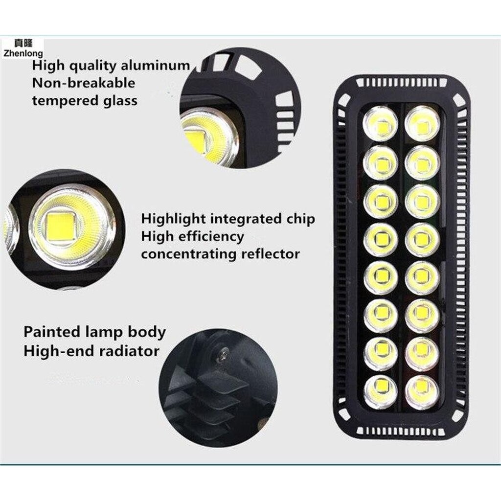 สปอร์ตไลท์ รุ่น COB 800W ใช้ไฟ220V (ไฟบ้าน) ความสว่าง ขนาด 800วัตต์ ...
