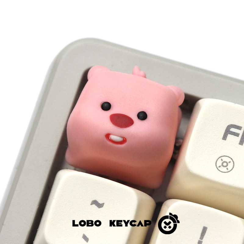 Loopy Keycap น่ารักการ์ตูน MX Switch 3D Creative Mechanical Handmade ...