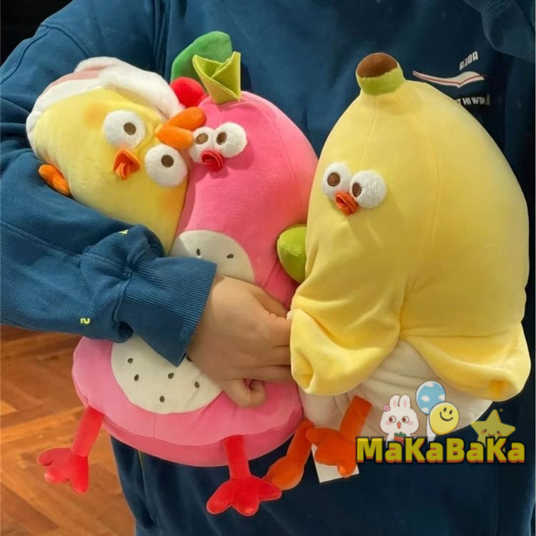 MINISO Premium Fun Fruit Series ตุ๊กตาไก่ Dundun กล้วยน่ารักไก่ Dundun ...
