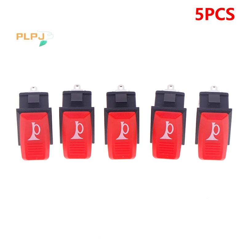 Plpj 5PCS สวิตช์ฮอร์นปุ่มรถ E-bike รถจักรยานยนต์ฮอร์น Universal ...