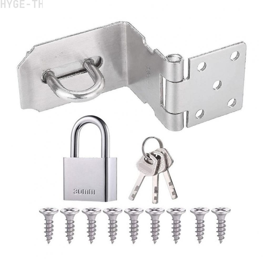 [HYGETH]Weather Resistant Padlock Hasp for Doors Sheds and Cabinets ...
