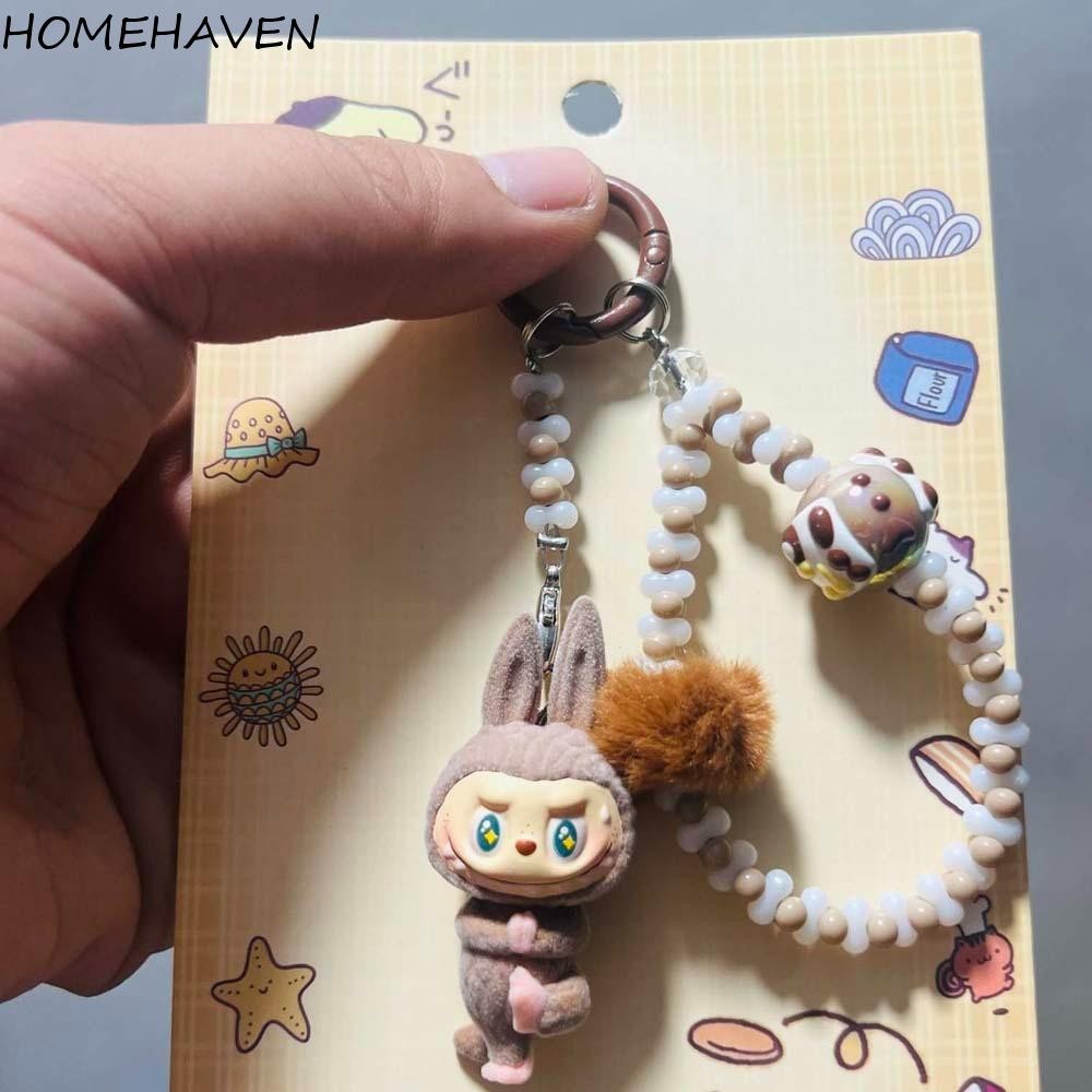 Homehaven Lazy Yoga Labubu Doll, ซิลิกาเจล Plush Ball Flocking Labubu ...