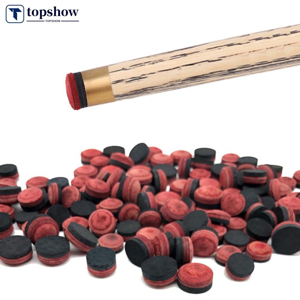 Topshow 1PC 11/12/14 มม.Multi-Layer Red Pool Cue Tip จีนภาษาอังกฤษ ...