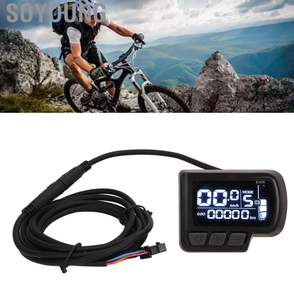 Soyoung จักรยานไฟฟ้า LCD EN06 จอแสดงผล Meter Mountain แผงควบคุมกันน้ำ ...