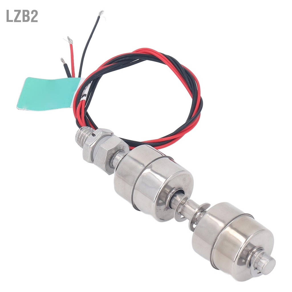 LZB2 100mm Dual Ball Float Switch with Wire Liquid Water Level ...