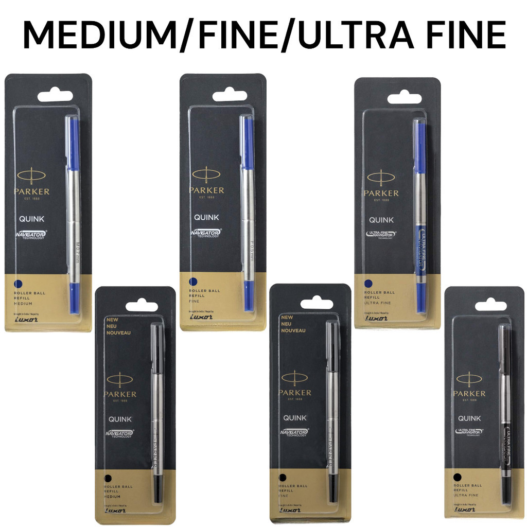 “Parker” ไส้ปากกาลูกลื่น (0.5, 0.7mm) Parker Quink Flow Pen Refill. | Shopee Thailand