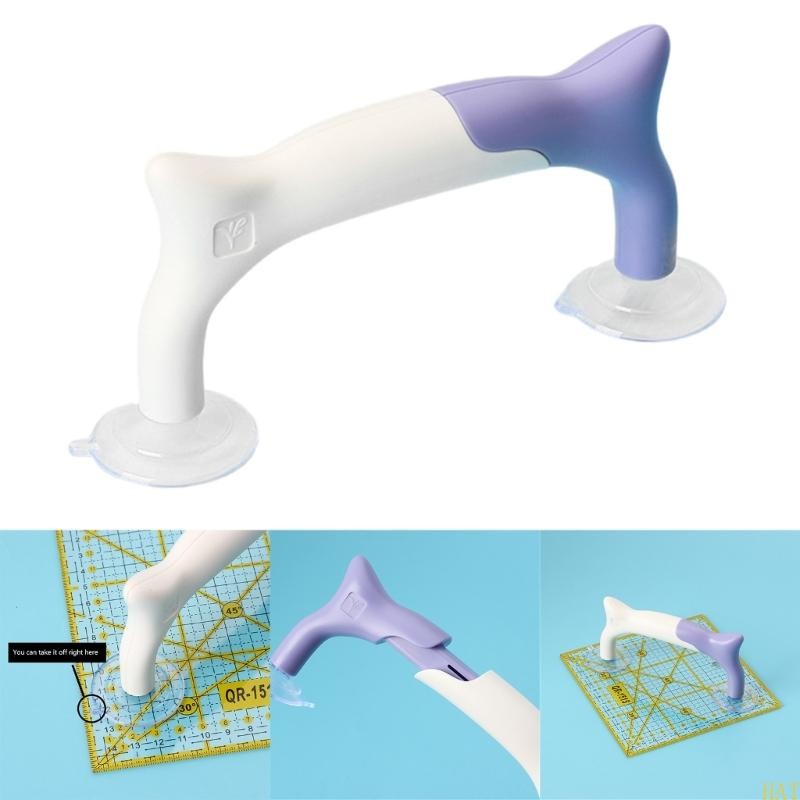 HAT Quilting Ruler Handle with Ergonomical Handle ถ้วยดูดคู่ไม้บรรทัด ...