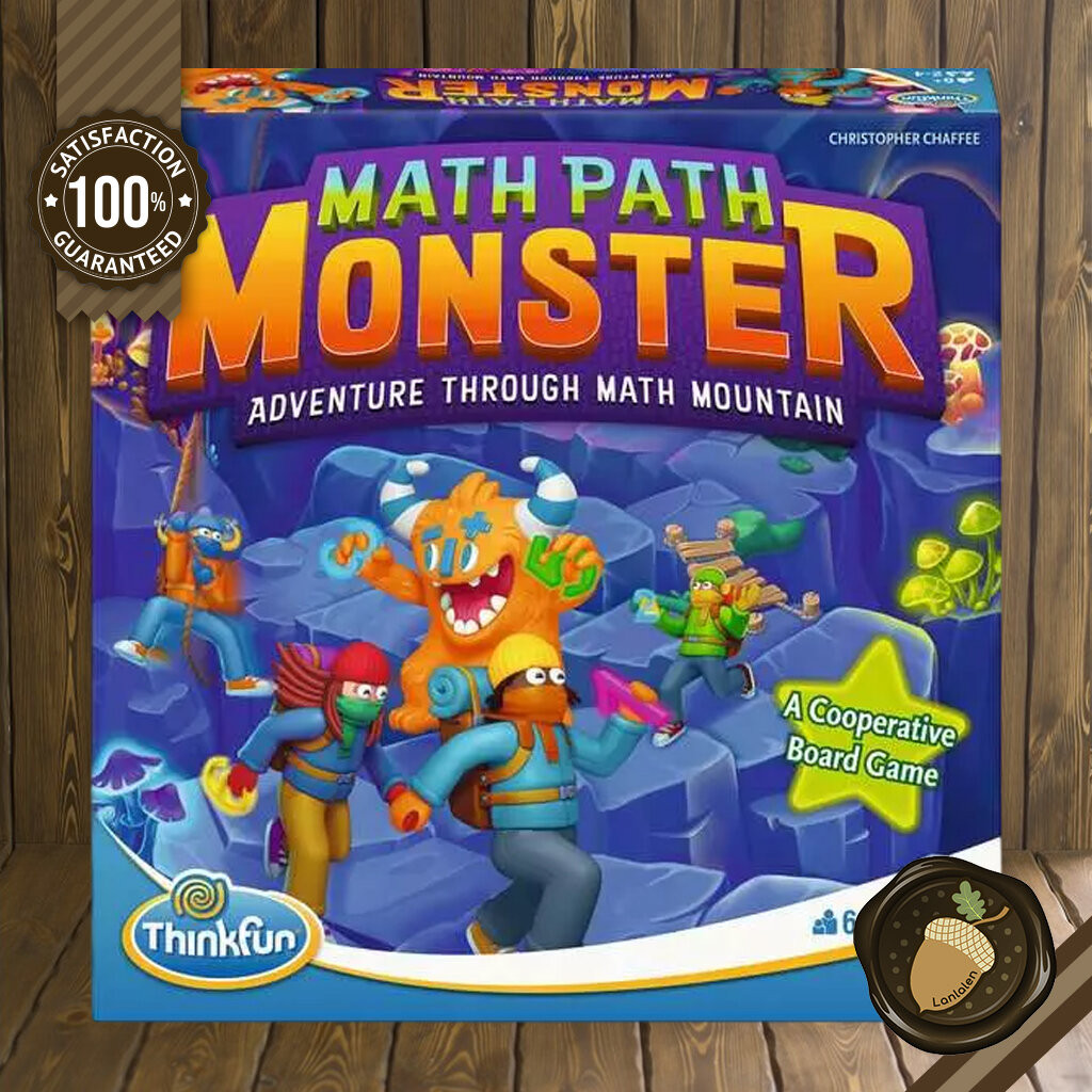Math Path Monster Board Game บอร์ดเกม | Shopee Thailand