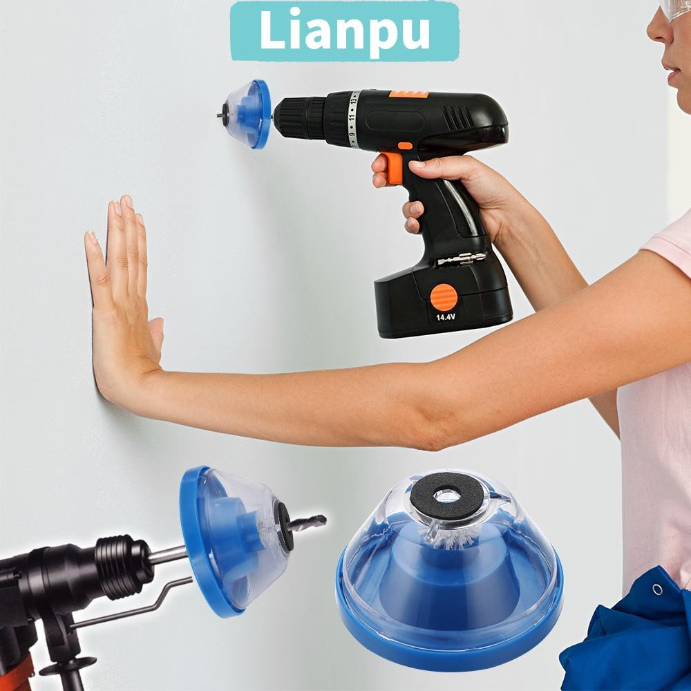 LIANPU สว่านไฟฟ้าฝุ่น, ค้อนอุปกรณ์กันฝุ่นเจาะเก็บฝุ่น, เครื่องมือไฟฟ้า ...