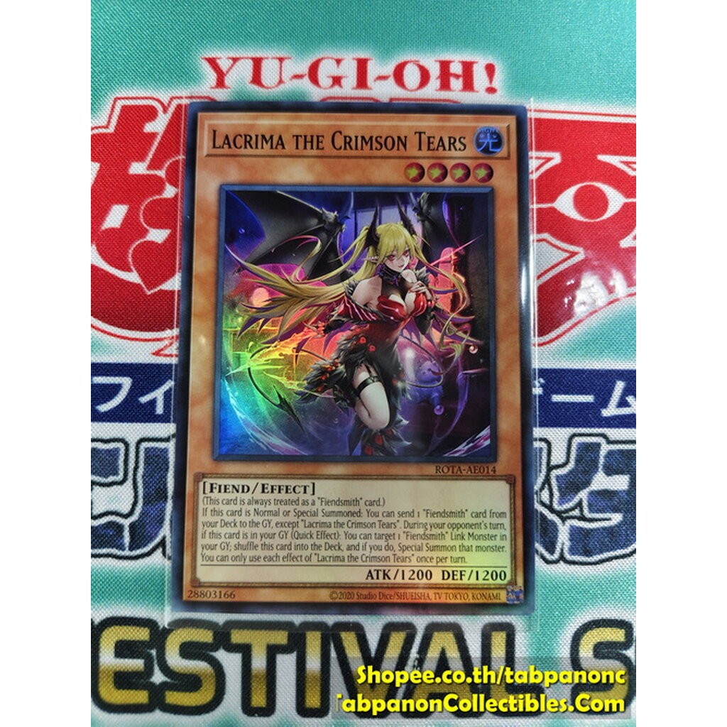 ROTA-AE014 Lacrima the Crimson Tears - Super Rare | Shopee Thailand