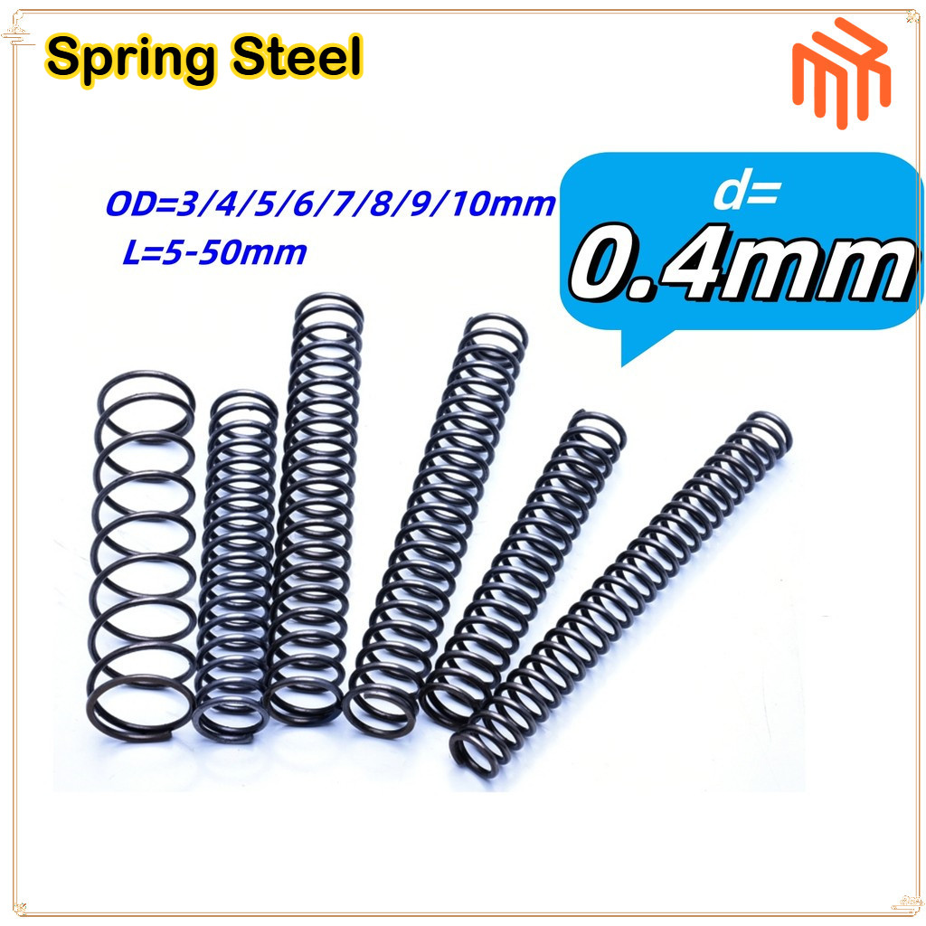 [MX1] สปริงกด-สปริงดัน สปริงอัด สปริงดันทั่วไป เหล็กสปริง 65Mn / 65mn ...