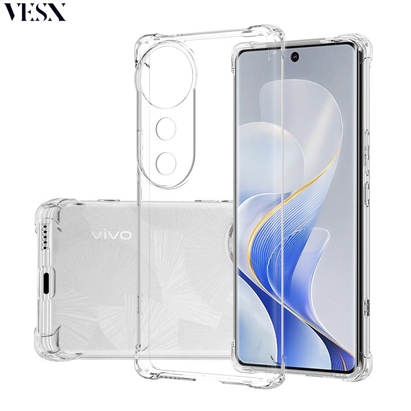 เคสใสกันกระแทก สำหรับ VIVO V50 V40 Lite V30 V30E V29 V29E V27 V27E V25 V25E V23 V23E V21 V21E ...