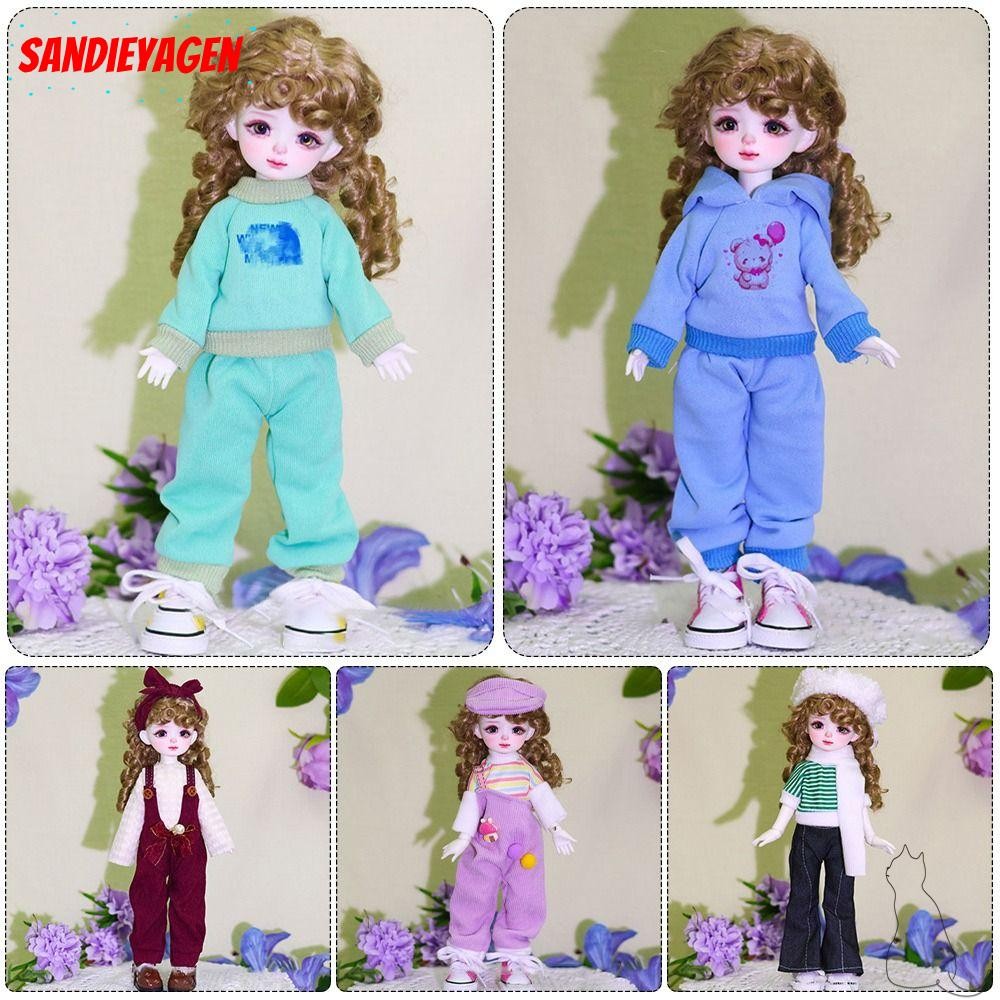 Sandieyean Ob11 Hoodie,เปลี่ยนDIYตุ๊กตาBJDเสื้อผ้า,หวานเด็กของขวัญ1/6 30ซม.ตุ๊กตาHandmadeตุ๊กตา ...