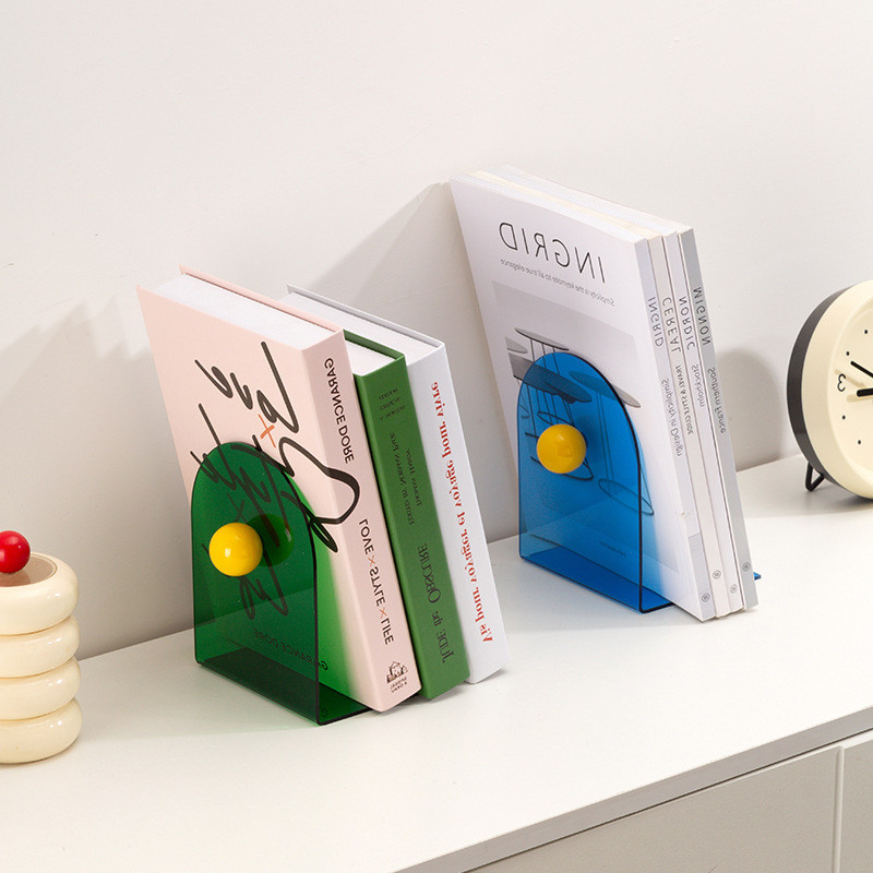 Dreamerhouse อะคริลิค Bookend Office Study Student Desktop Bookend ...