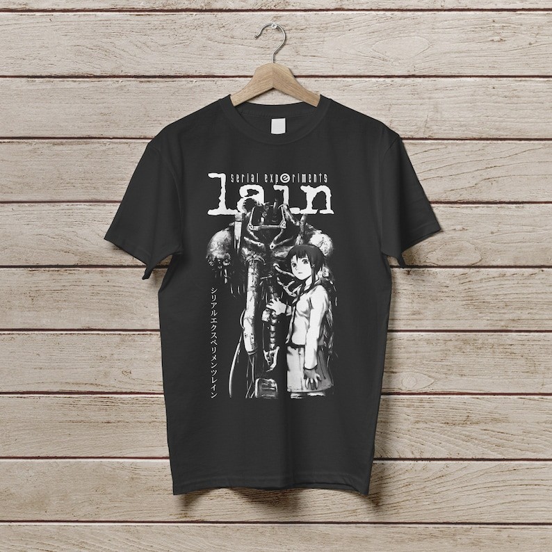 Lain Shirt, Serial Experiments Lain shirt, Anime Shirt, Streetwear ...