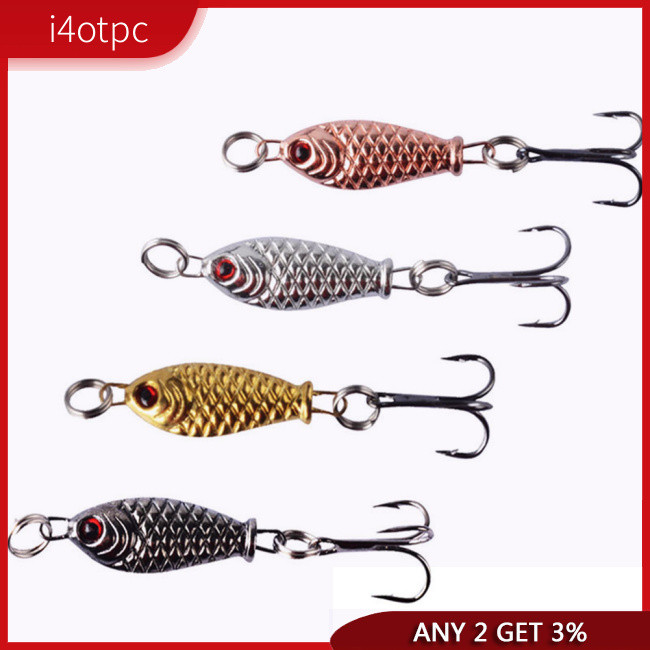 I4otpc เหยื่อตกปลา Bionic Lure เหยื่อ 3.2 ซม./5G 4 สีสําหรับ Long-Distance Casting | Shopee Thailand