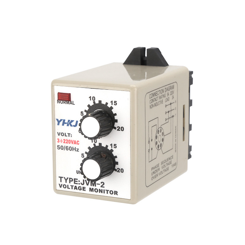 JVM-2 รีเลย์ป้องกันลำดับเฟสแรงดันเกินและแรงดันต่ำแบบปรับได้ 220V 380V ...