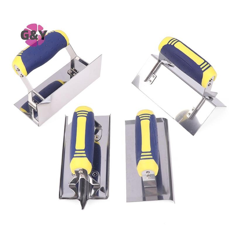 G&Y มุมด้านนอกด้านใน Trowel สแตนเลสมุม Masons มีด Diatom Mud Scraping ...