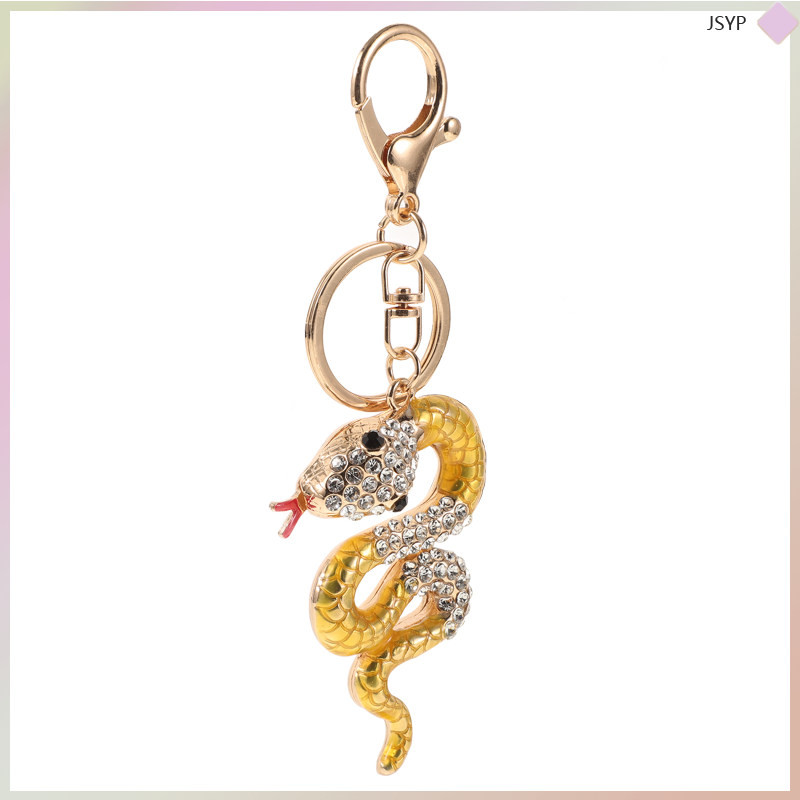 Snake Key Bag Charm ปีมาสคอต Locket พวงกุญแจแม่มดสําหรับผู้หญิง Zodiac ...