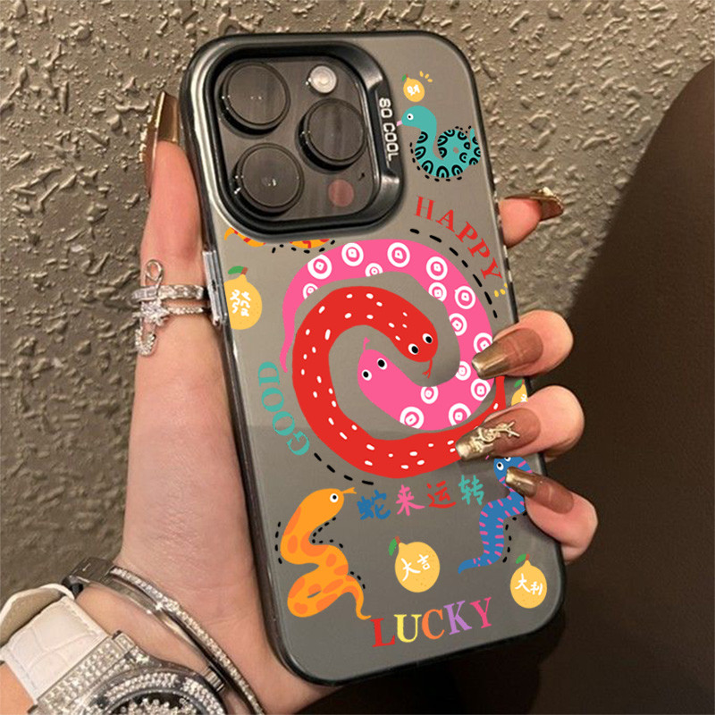 สีสัน Lucky Snake เคสโทรศัพท์สําหรับ Mi POCO F5 X5 X6 M6 F6 Pro Mi 14T ...