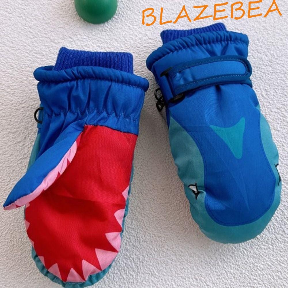 Blazebea เด็กสโนว์บอร์ด Mitten, กับ Knuckles Shark รูปแบบเด็กถุงมือสกี ...