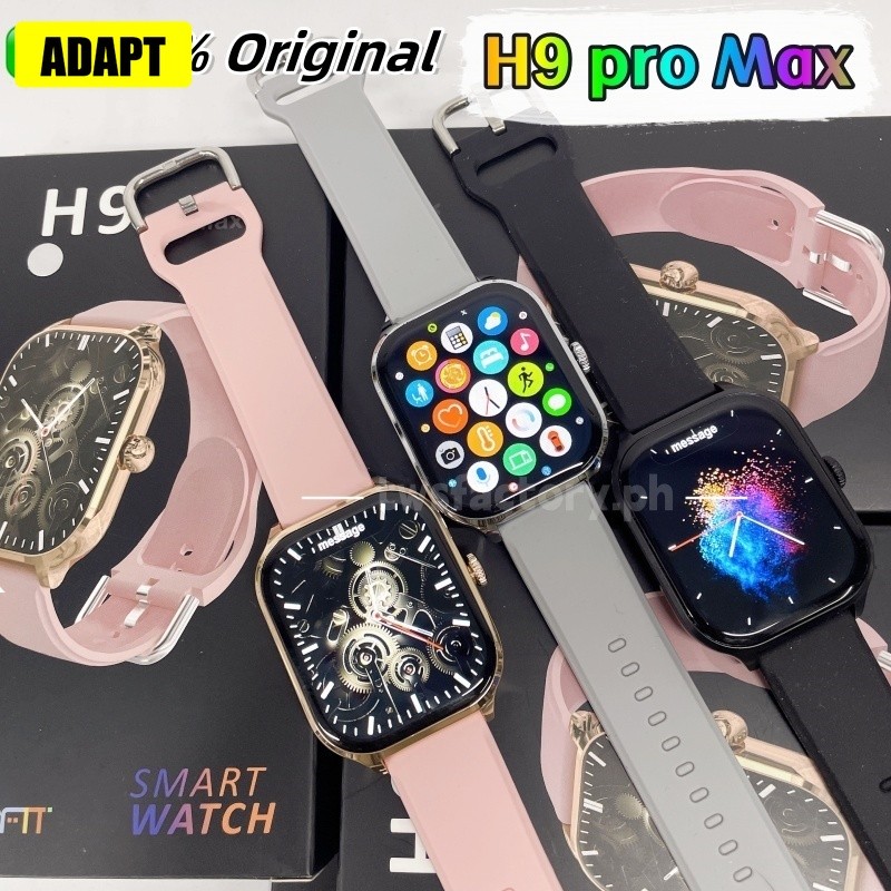 H9 max Smart Watch ผู้ชายผู้หญิงกีฬานาฬิกา 2.01 "นิ้ว/โทรเสียเกมบลูทูธ ...