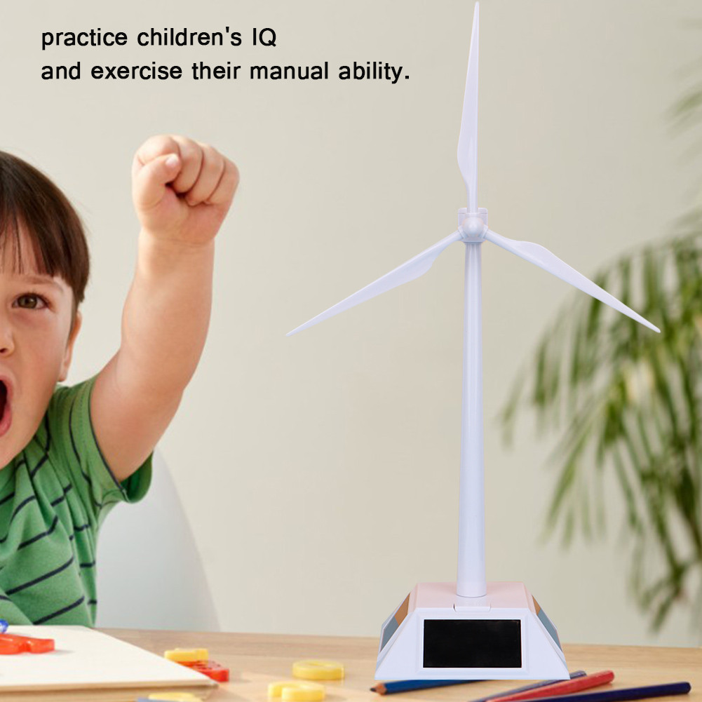 พลาสติก Solar Windmill Pinwheel Model Toy การศึกษาสำหรับเด็ก IQ ...