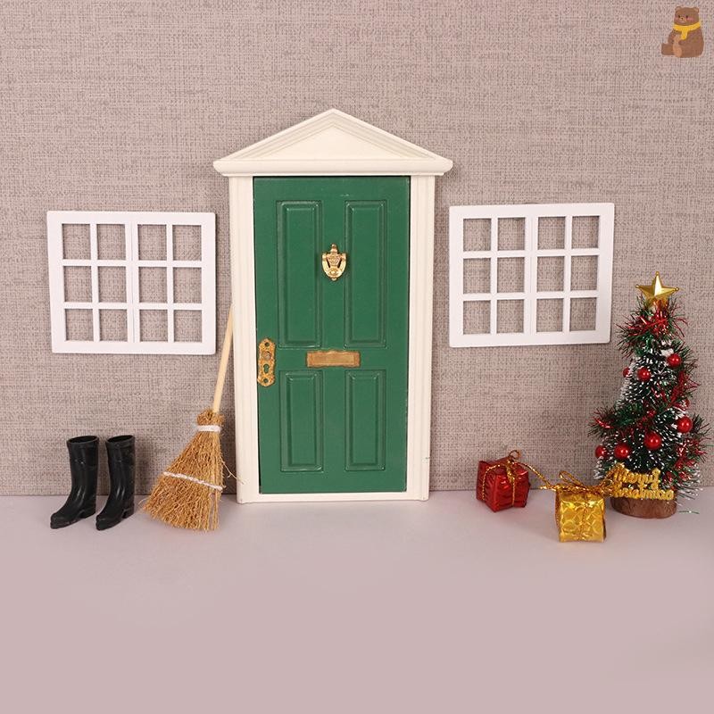 [TA] 1/12 Dollhouse Mini Wooden Window Frame Model Dollhouse Furniture ...
