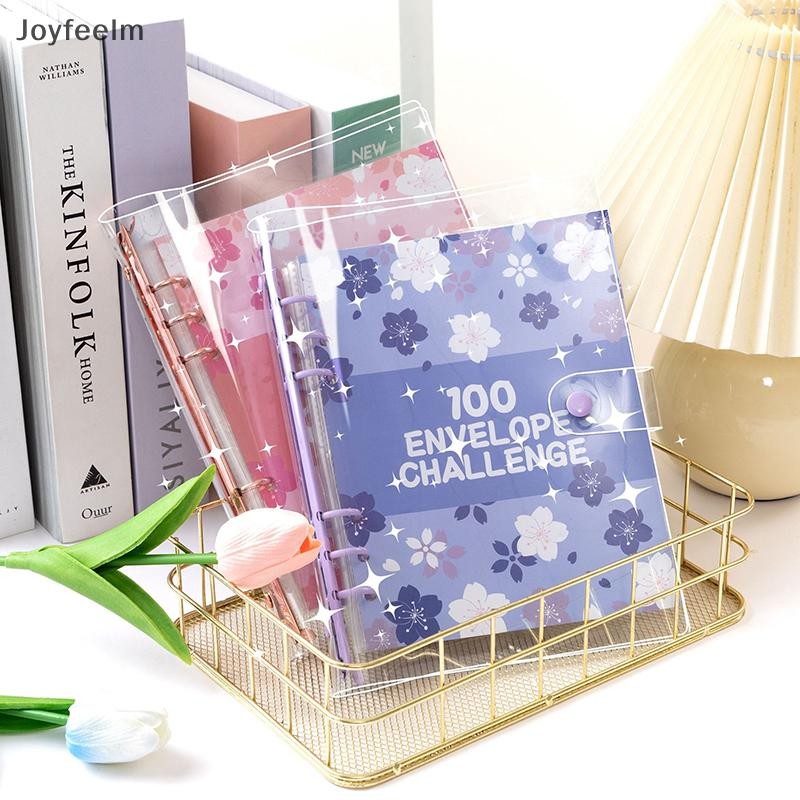 YFE 1 ชุด 100 วัน 100 ซอง Challenge ลายหินอ่อนหลวมใบออมทรัพย์โน๊ตบุ๊คประหยัดเงิน Binder เงินสด ...