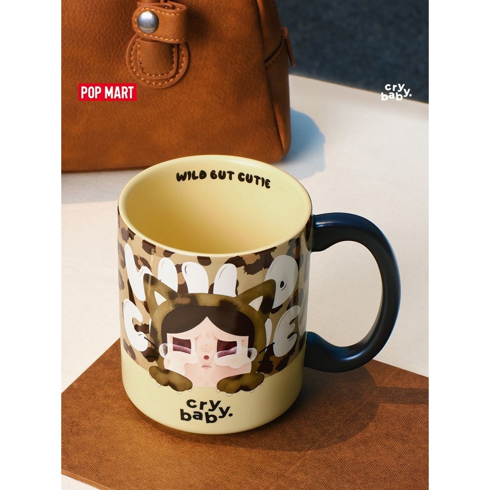 【ของแท้ 100%】POP MART CRYBABY Wild But Cutie Series Mugs ของขวัญอุปกรณ์ ...