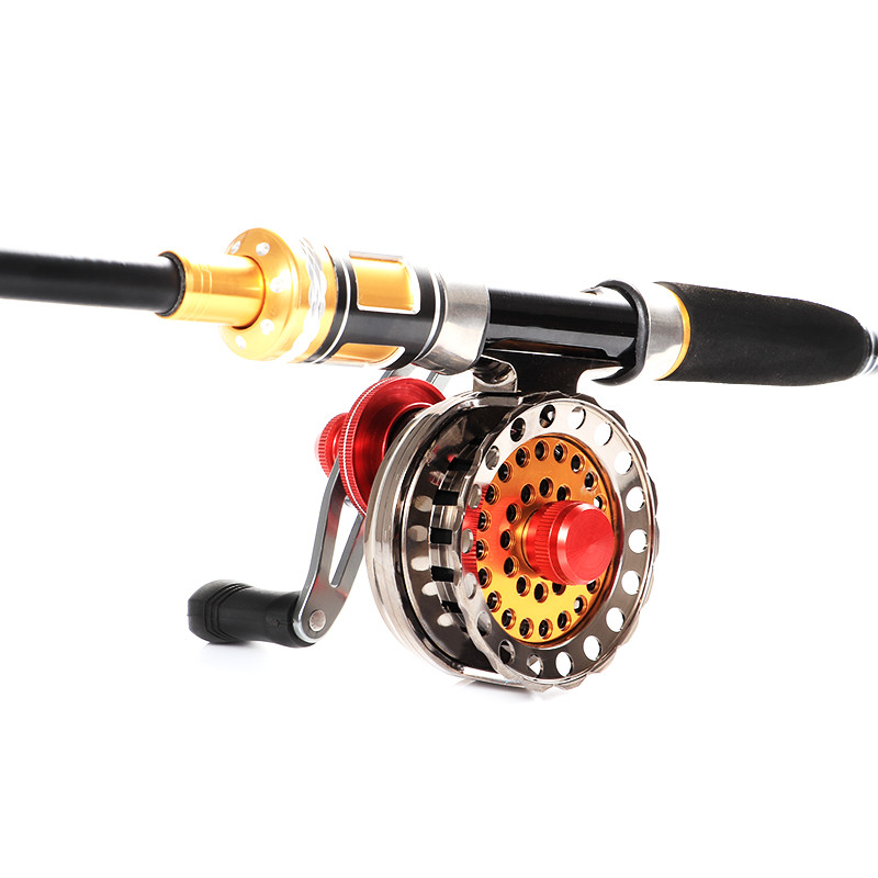 All-Metal Fishing Reel Micro-Lead Raft Reel วาล์วด้านหน้า Rod Reel ...