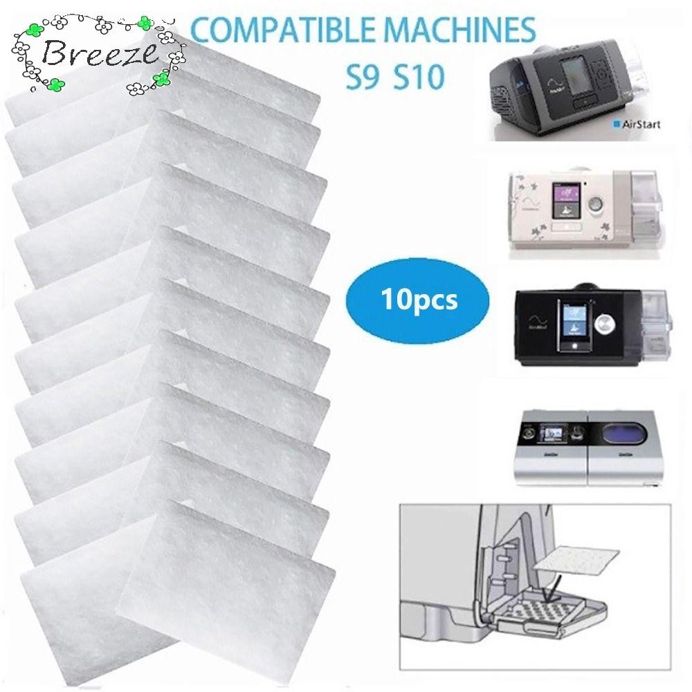 BREEZE ไส้กรอง CPAP 10 ชิ้น, ตัวกรองโฟมละเอียดพิเศษแบบใช้แล้วทิ้ง, CPAP ...