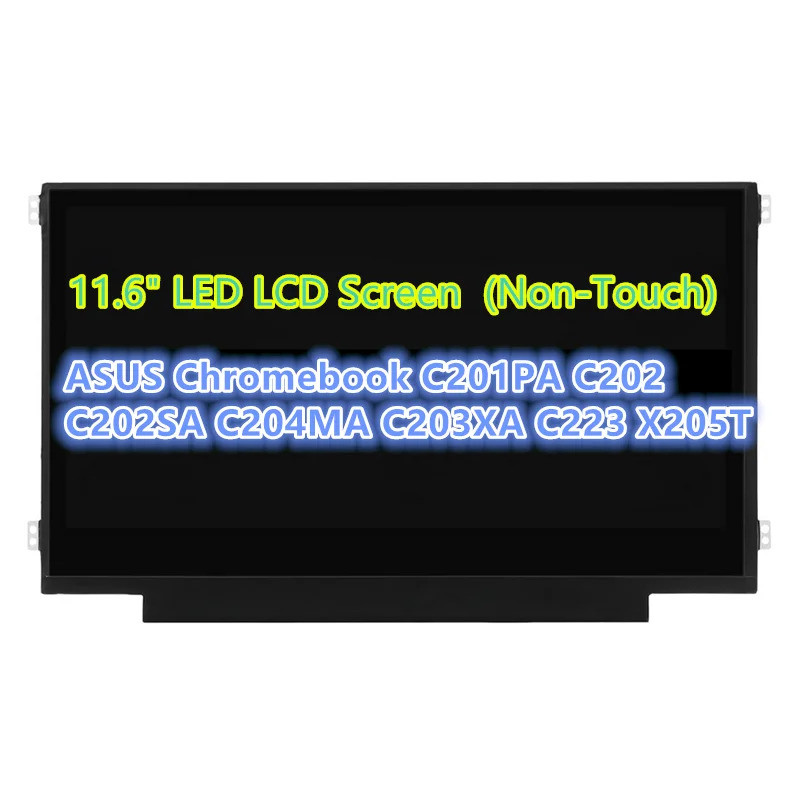 จอแสดงผล LED LCD ขนาด 11.6 นิ้ว สำหรับเปลี่ยน (ไม่ใช่แบบสัมผัส) สำหรับ ...