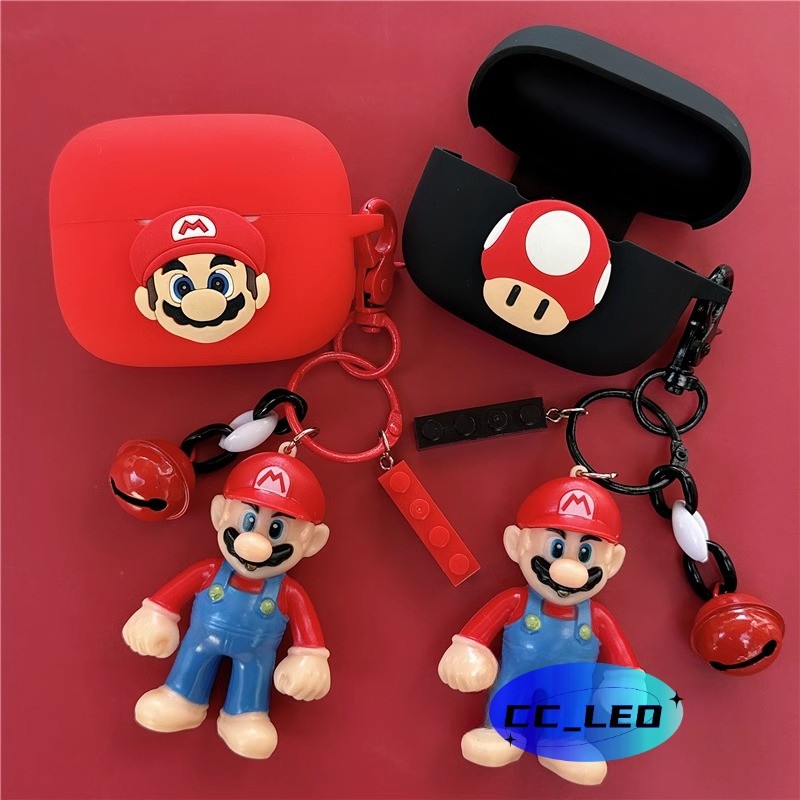 For EDIFIER X3 Pro Case Cartoon Mario Keychain Pendant EDIFIER T30 ...