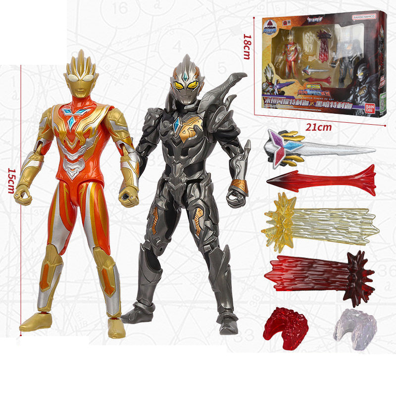 Bandai Eternal Shining Triga Dark Triga Ultraman Super Action Figure ...
