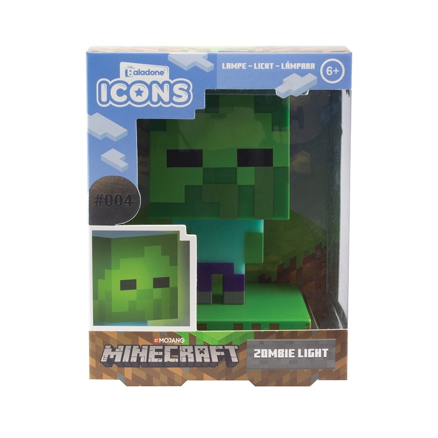 Paladone Minecraft Zombie Icon Light *New Arrival * (#943196 | Shopee ...