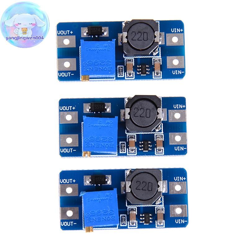 YANGWEN 3 ชิ้น dc-dc 5 v/9 v/12 v/28 v boost converter โมดูลจ่ายไฟแบบปรับได้ | Shopee Thailand