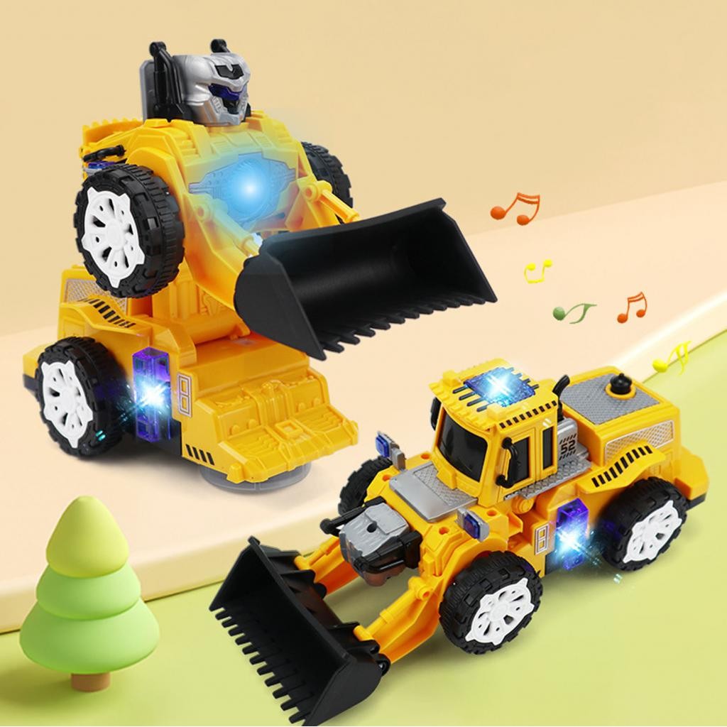 การก่อสร้าง Dozer Toy Electric Light และดนตรีสำหรับเด็ก | Shopee Thailand