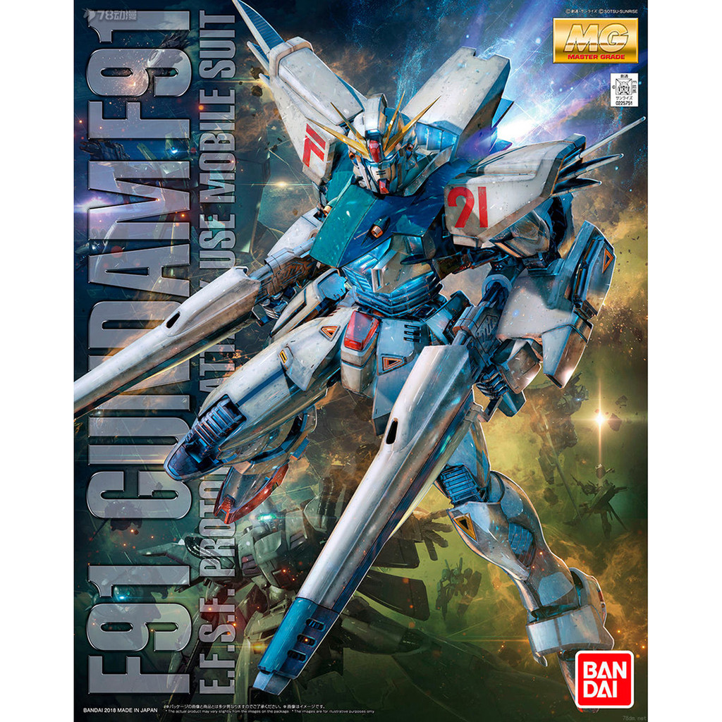 Bandai GUNDAM ประกอบรุ่น MG 201 1/100 F91 F91 GUNDAM Ver.2.0 แอนิเมชั่นสินค้าของสะสม | Shopee ...